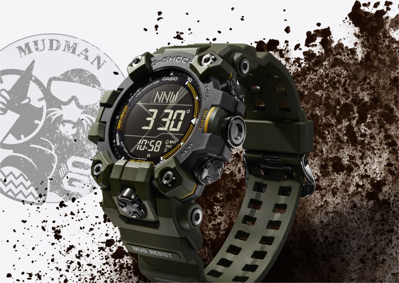 G-Shock stellt neue Mudman GW-9500 mit Dual-Layer-LCD vor - Outdoor ...